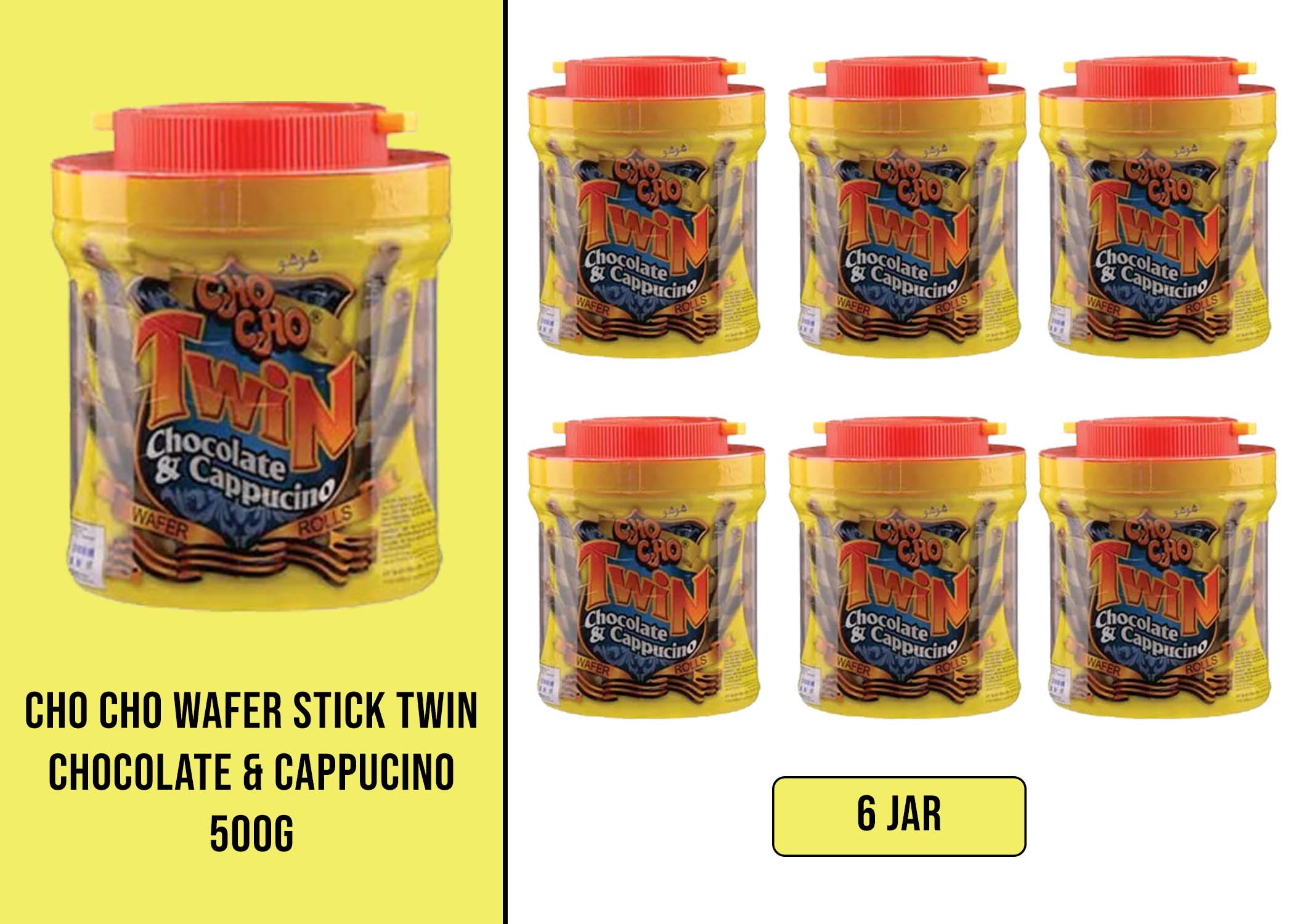 CHO CHO CHOCLATE-CAPUCINO 500G – alphaoriental